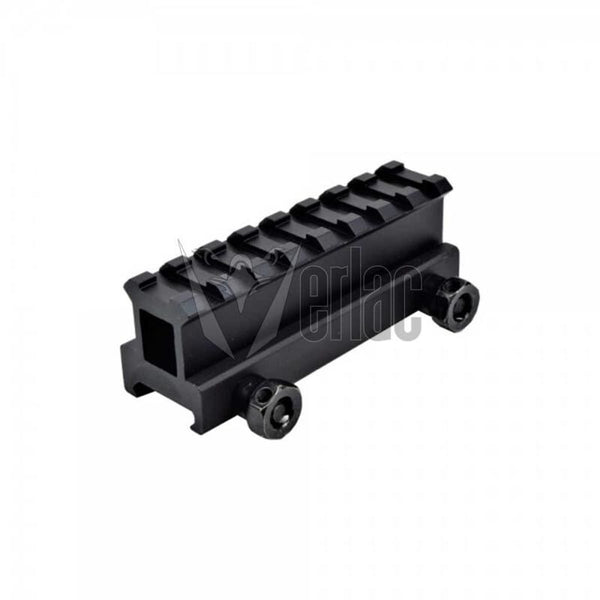 JS-TACTICAL 5 SLOTS STANDARD 20mm RAIL 1/2 INCH RISER QD BLACK ER QD B ...